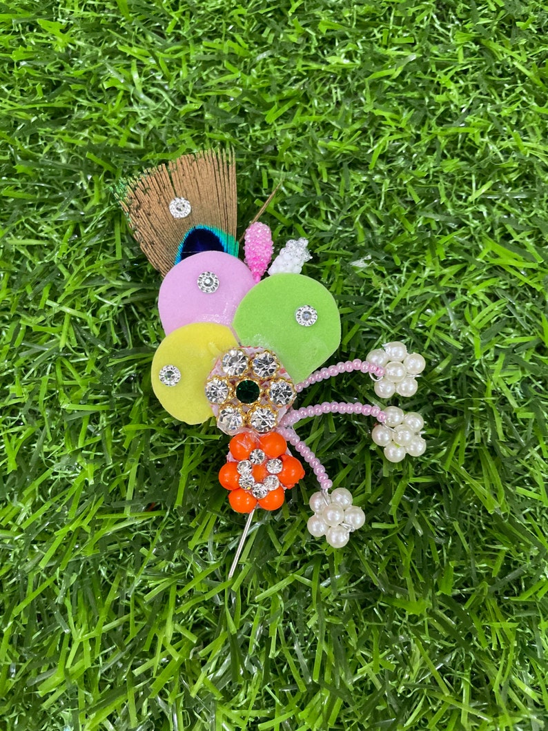 Elegant Krishna Kalangi / Laddu Gopal Statue Pin for Size 4-6 / for ...