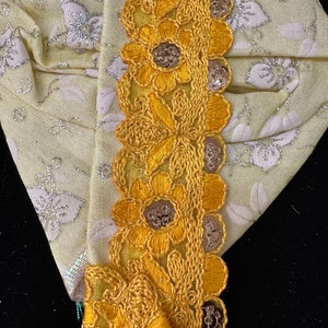 Radha Krishna Dress / Lace Border on Printed Cotton Fabric / Available ...