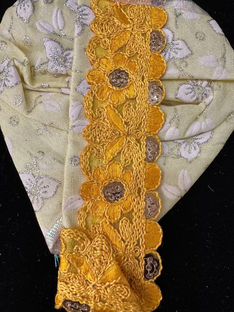 Radha Krishna Dress / Lace Border on Printed Cotton Fabric / Available ...