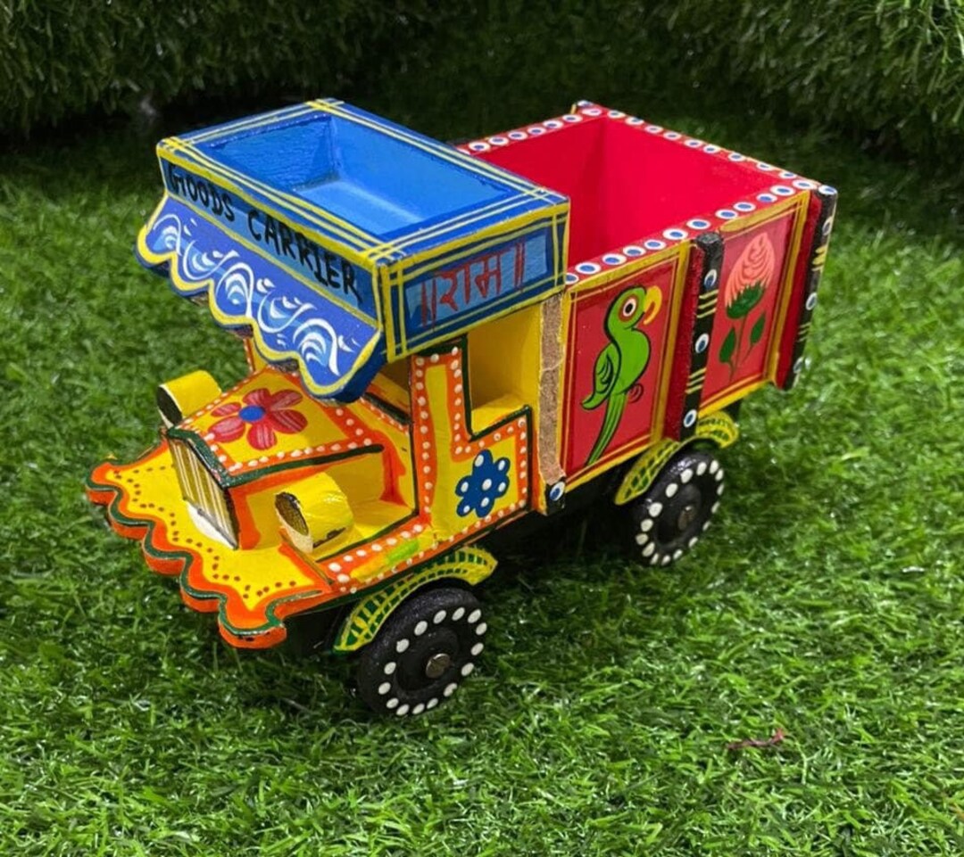 Wooden Truck / Autorickshaw/ E- Rickshaw / Toys for Krishna / Home ...