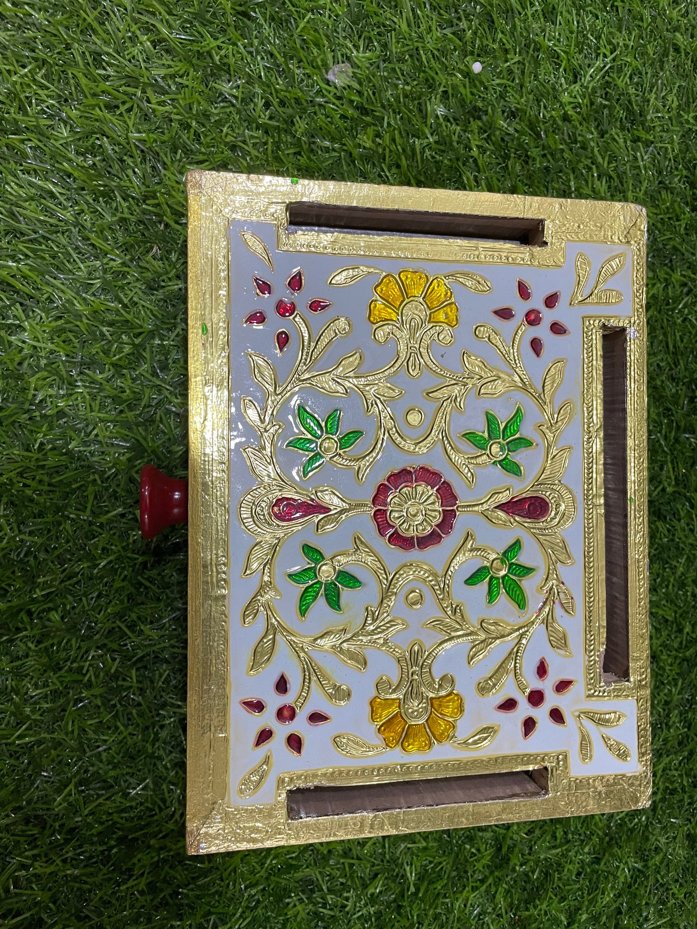 Laddu Gopal Singahasan With Minakari Work / Home Decor / Throne Sofa ...