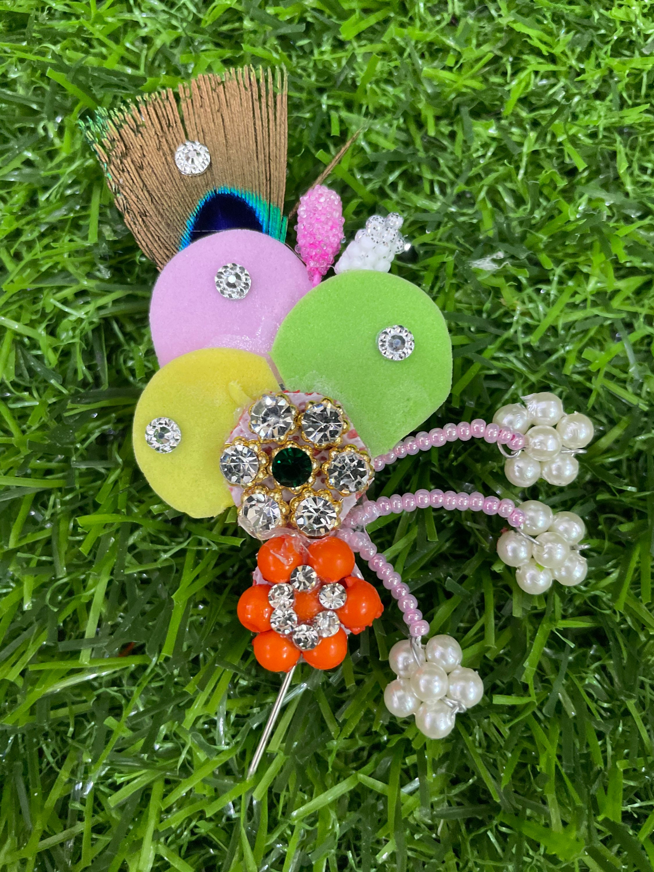 Elegant Krishna Kalangi / Laddu Gopal Statue Pin for Size 4-6 / for ...