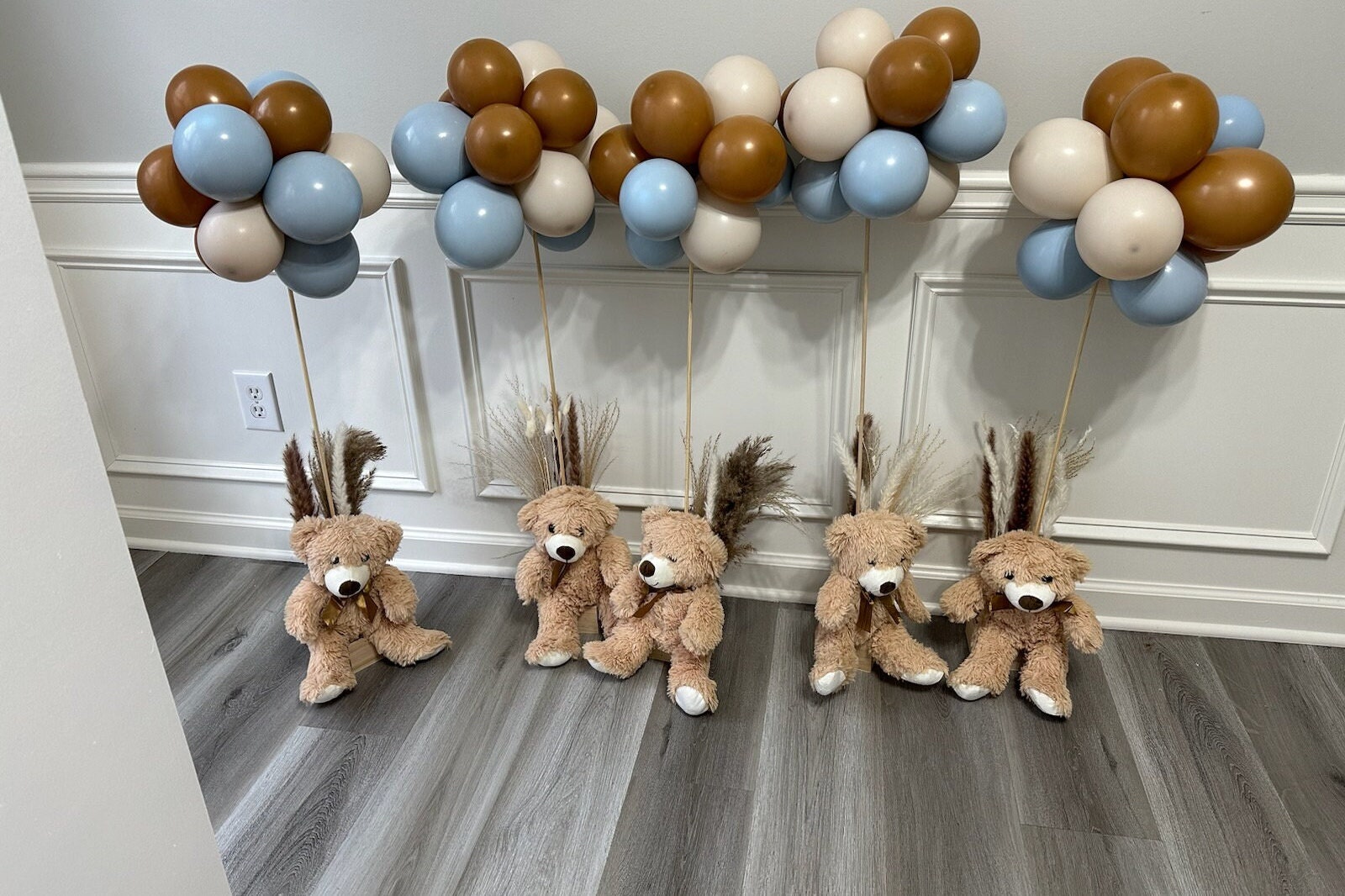 Teddy Bear Centerpieces Set of 5 - Etsy