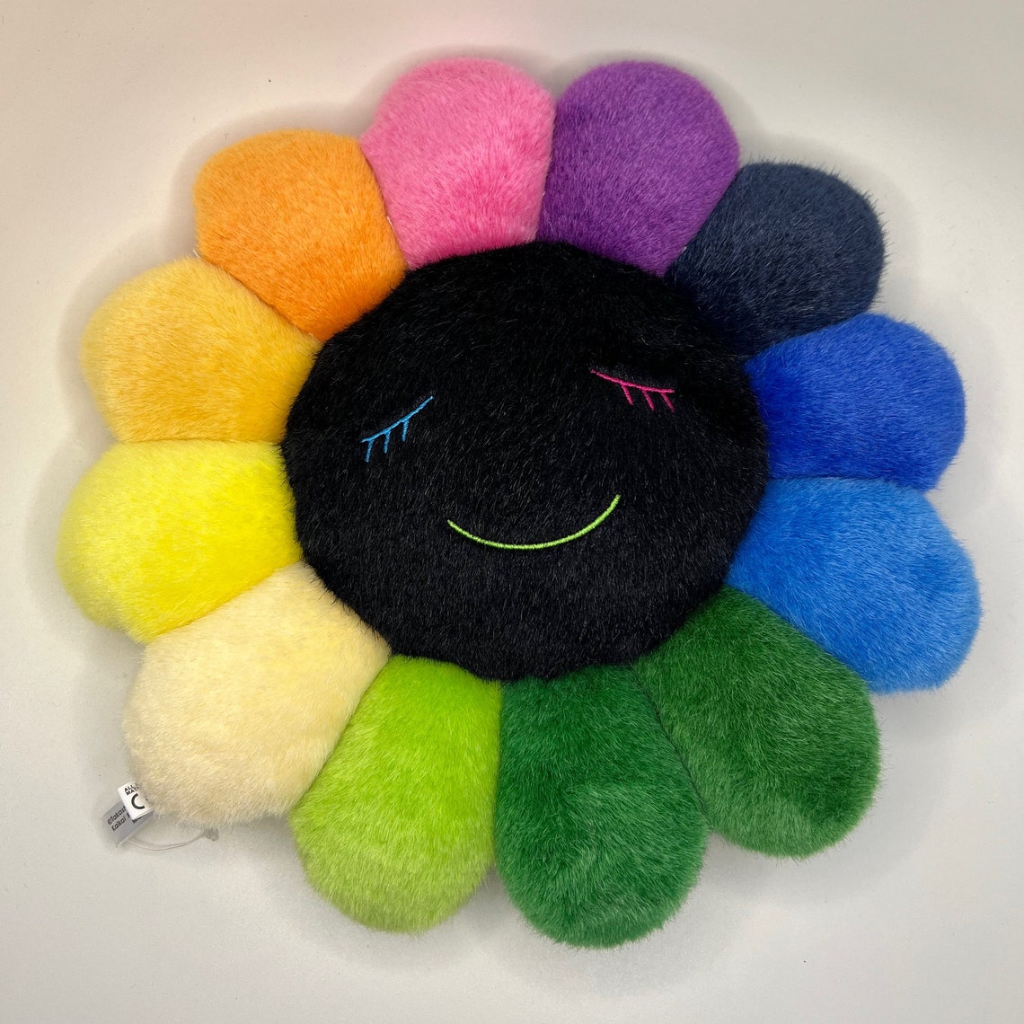 Takashi Murakami Rainbow Flower Pillow 30cm - Etsy