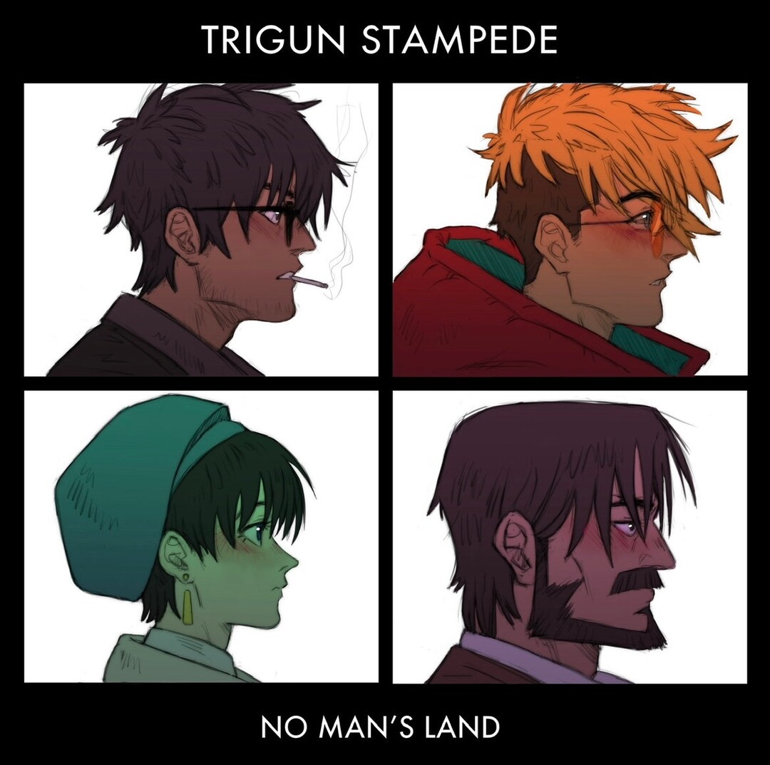 Trigun Crossover 8x8 Print PREORDER - Etsy