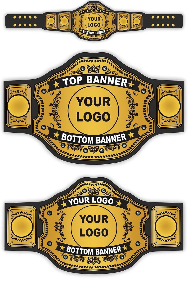 Custom Wrestling Belt | Customizable Championship Belt for Sports ...
