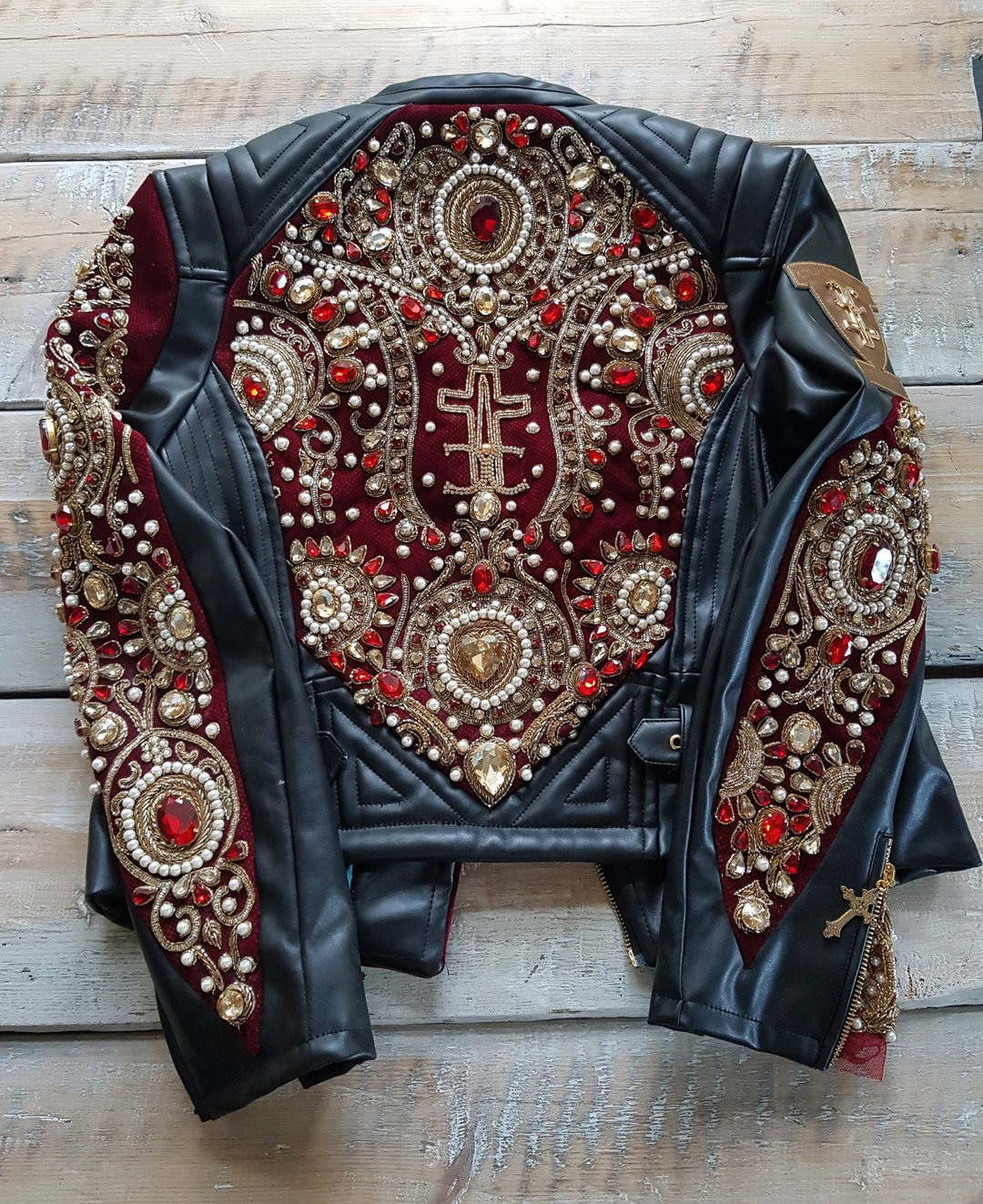 Bloody Diamond Ghost Rider Jacket - Etsy
