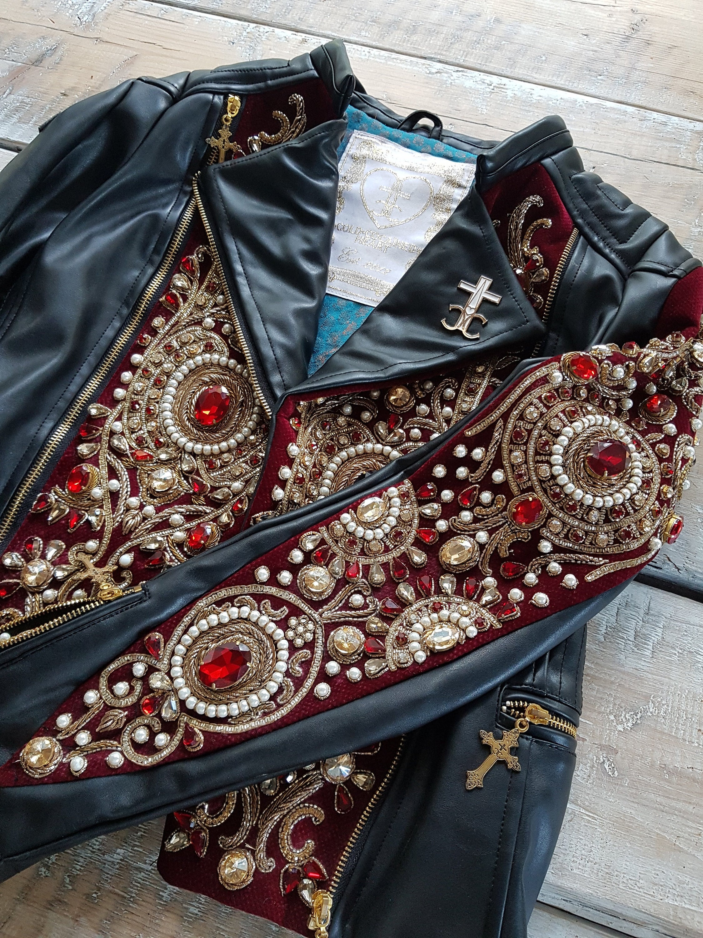 Bloody Diamond Ghost Rider Jacket - Etsy