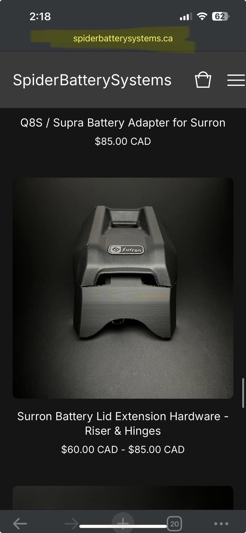 Surron Battery Lid Riser Kit – Extended Hardware for Upgraded Batteries ...