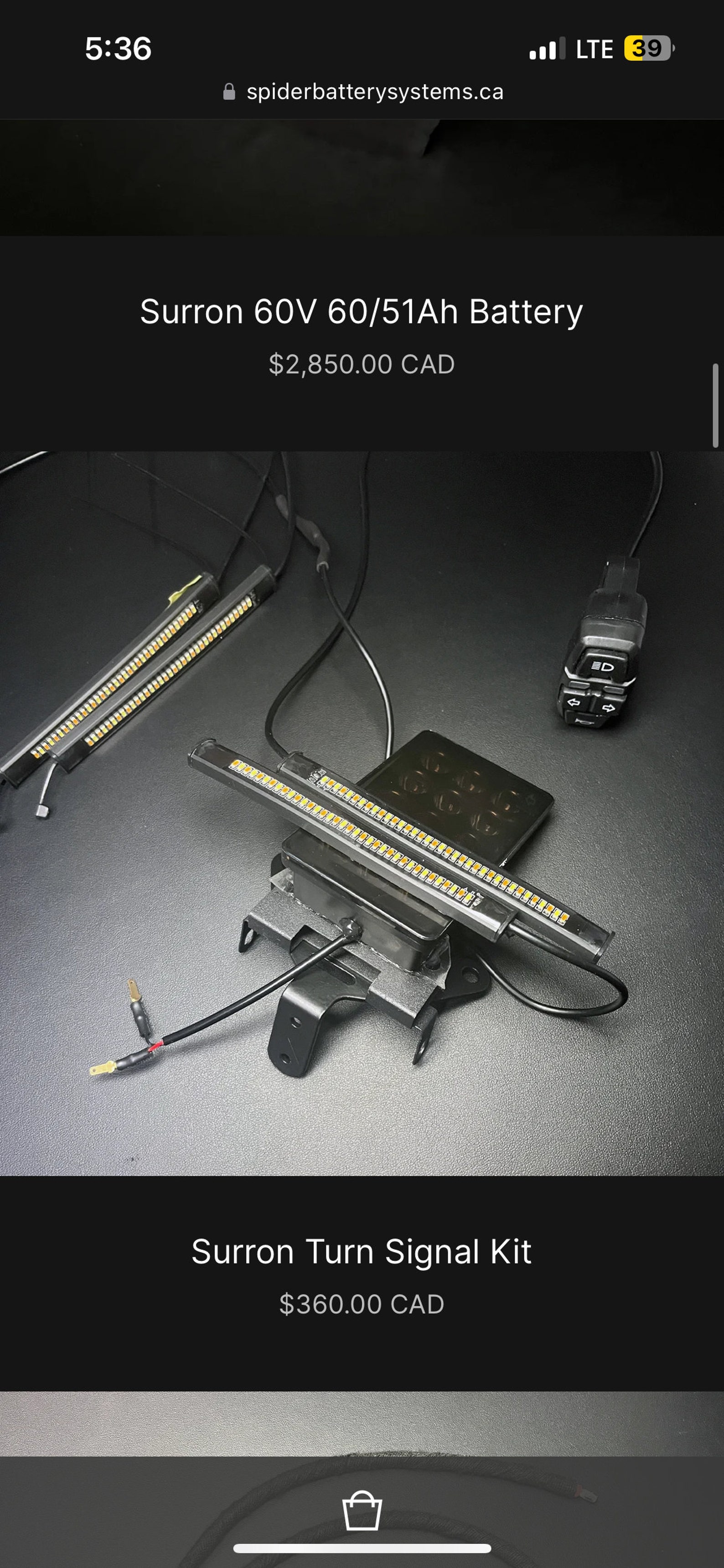 Surron Turn Signal Kit - Plug and Play - Etsy