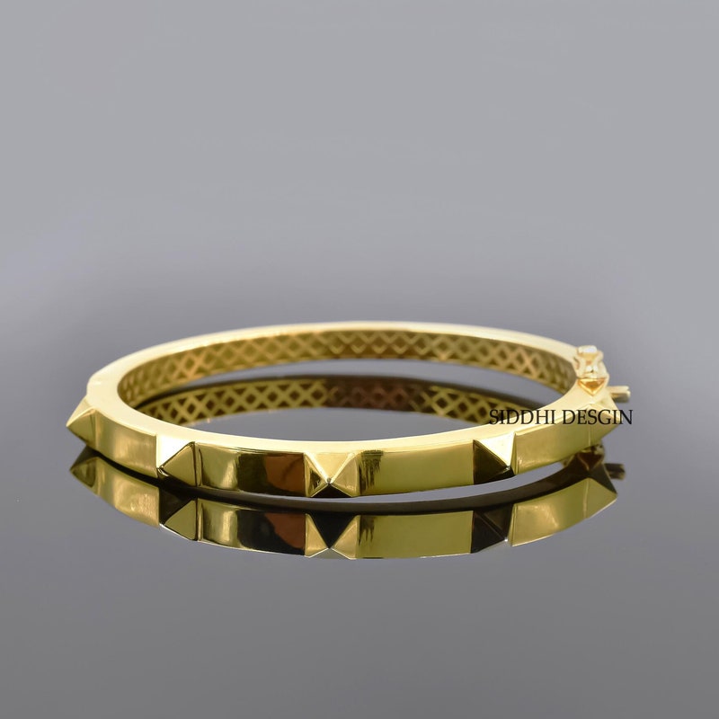 Pyramid Bangle - Etsy