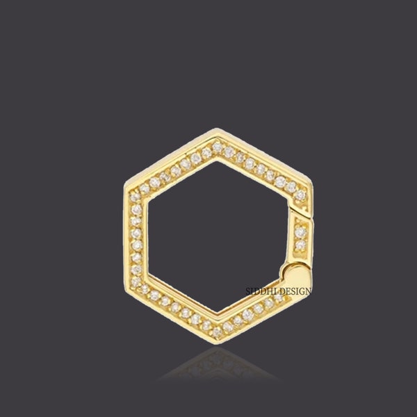 Gold Diamond Clasp - Etsy