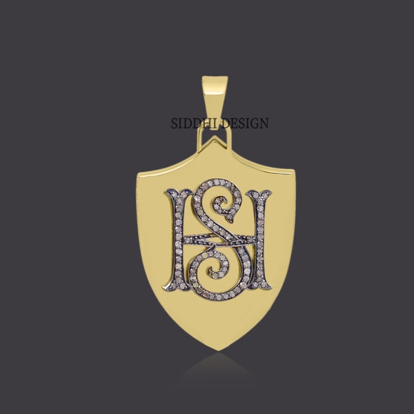 Monogram Shield - Etsy