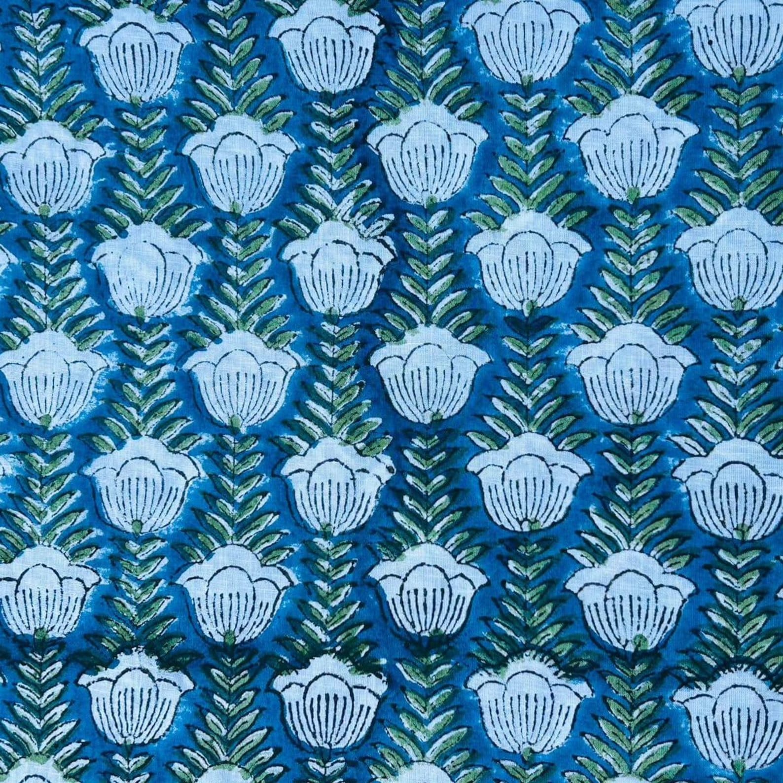 Cotton Kimono Robe,block Floral Printed Robes,kimono for Women,night ...