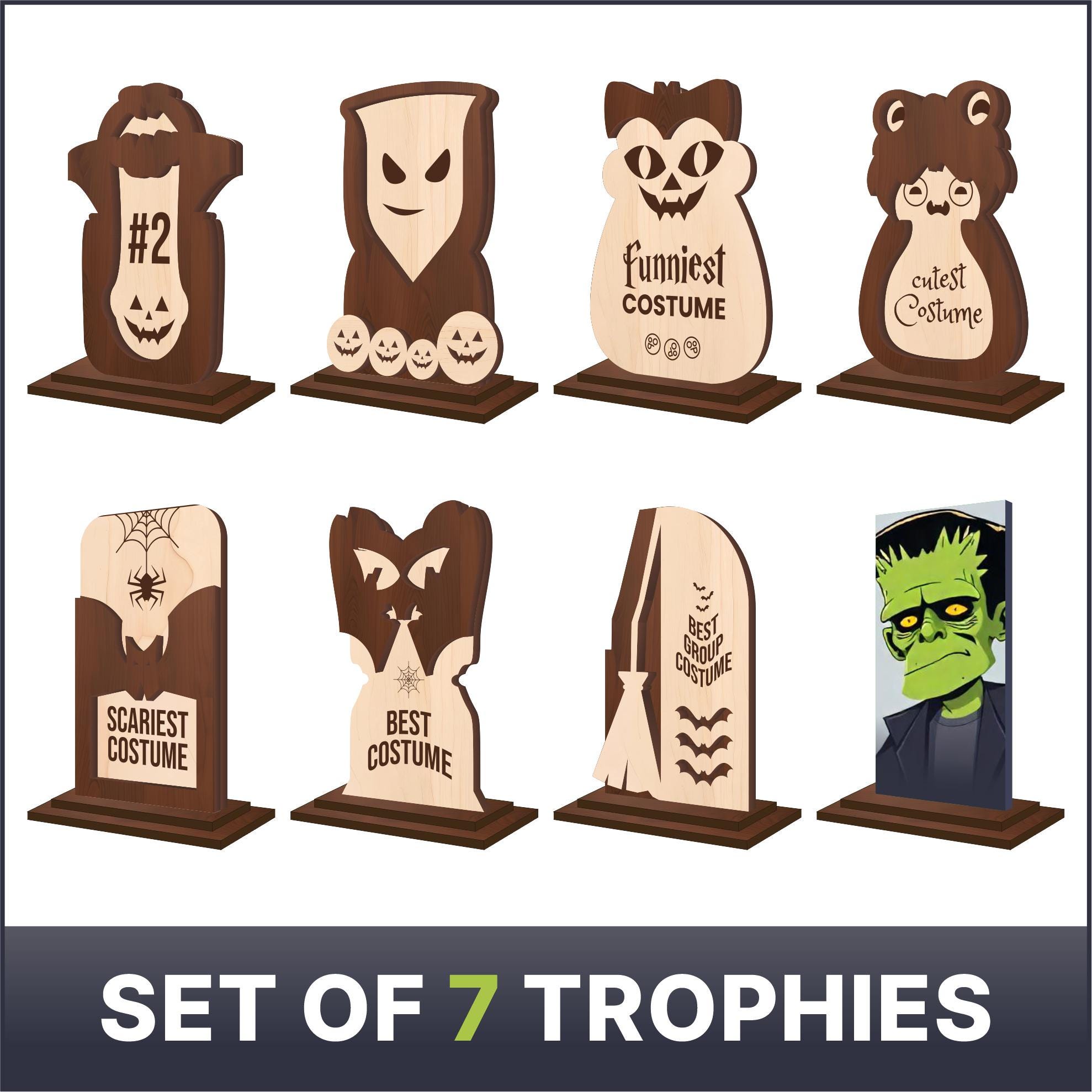 Halloween Trophy for Games Prize Best Costume Contest Award Engraved ...
