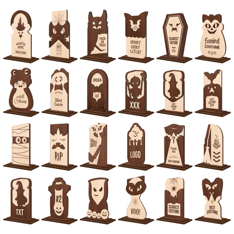 Halloween Trophy Bundle for Costume Party Prize Best Costume Contest ...