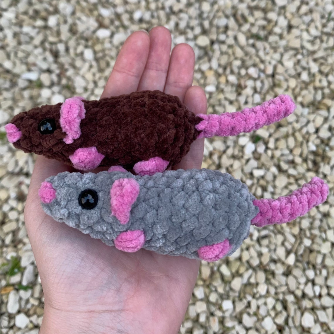No-sew Rat Crochet Pattern, Rat Pattern, Crochet Rat, No-sew Crochet ...