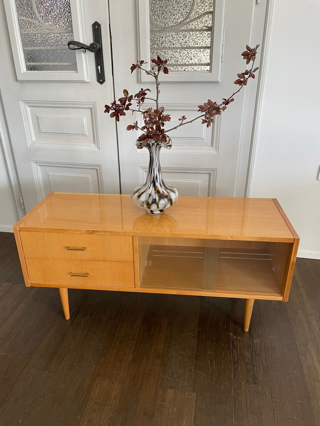 Vintage Yugoslavian Mid Century Sideboard/retro Side Table/vintage ...