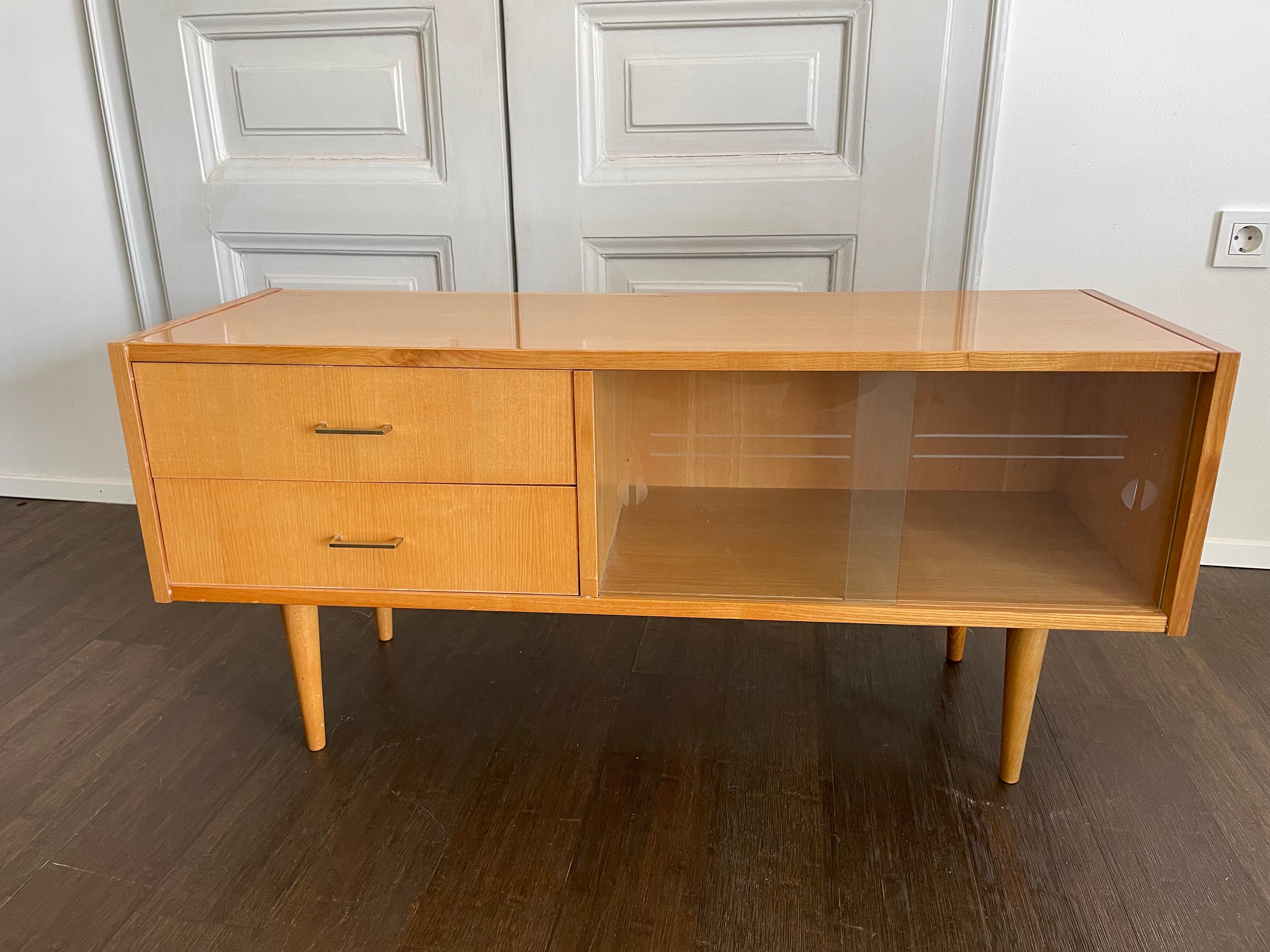 Vintage Yugoslavian Mid Century Sideboard/retro Side Table/vintage ...