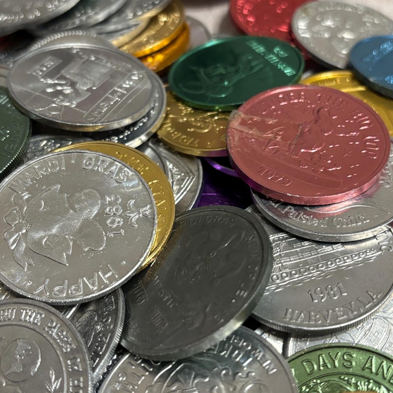 Mardi Gras Doubloons - Etsy