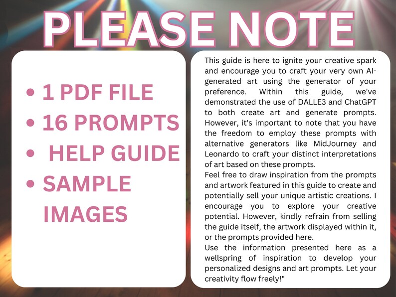 Dall-e3 & Chatgpt V4 Ai Art Prompt Guide 16 Sample Prompts 16 Sample ...