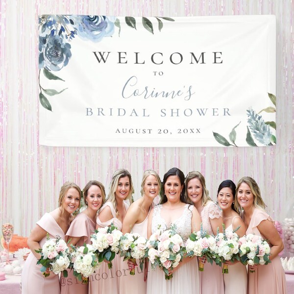 Dusty Blue Wedding Backdrop - Etsy