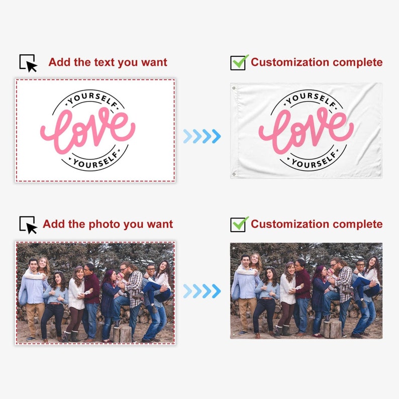 Custom Flags 3x5 Ft Custom Flag Printing Any Size 3x5 Ft - Etsy