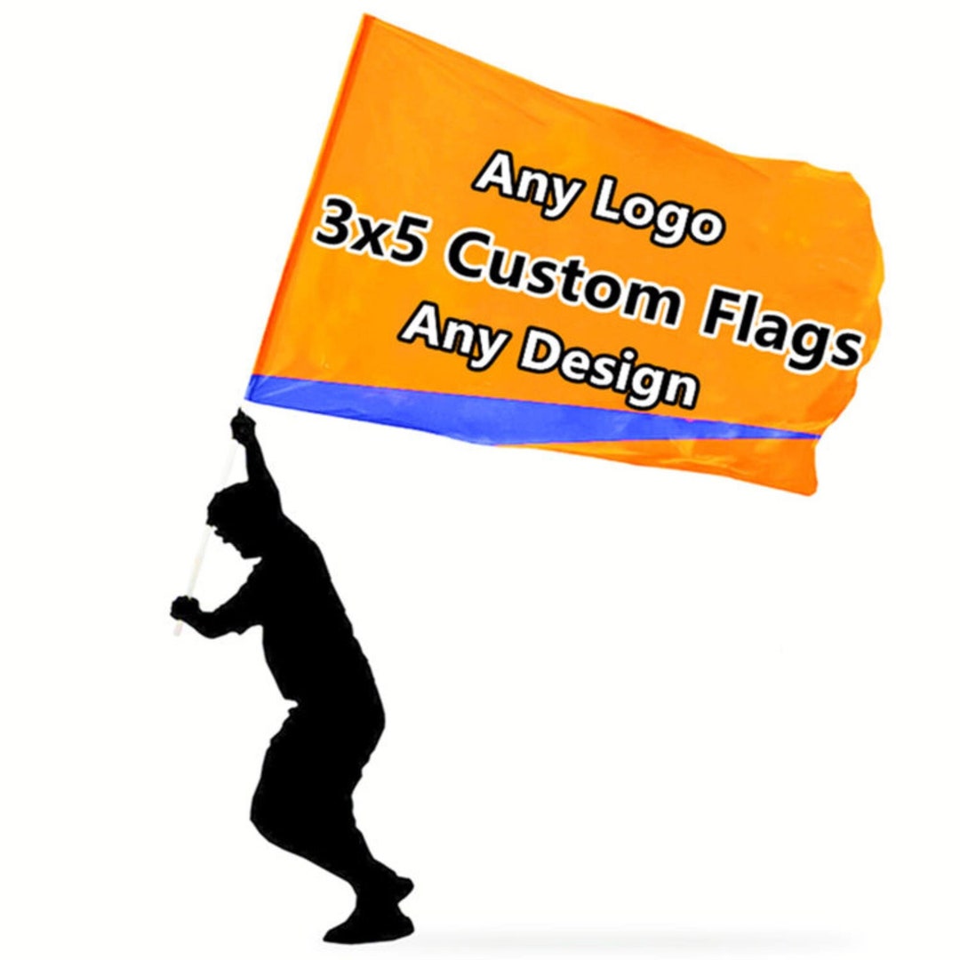 Custom Flag 3x5 FT Polyester Printing Any Logo/design/words Advertising ...