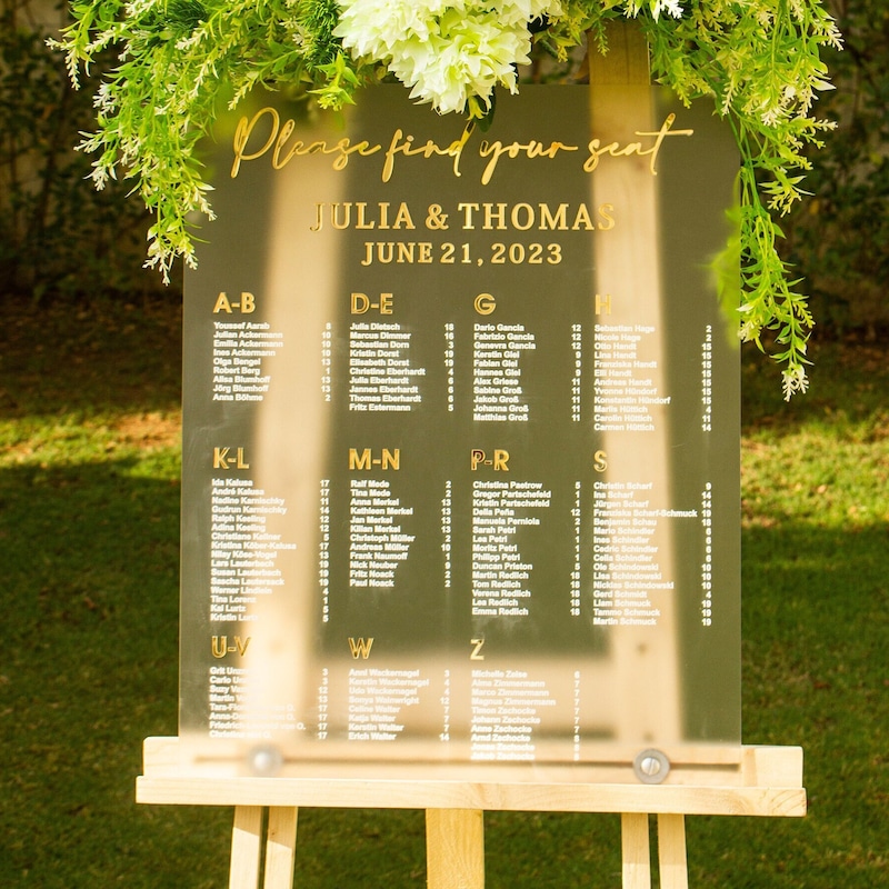 Wedding Seating Sign - Etsy