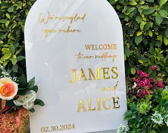 Acrylic Welcome Sign - Etsy