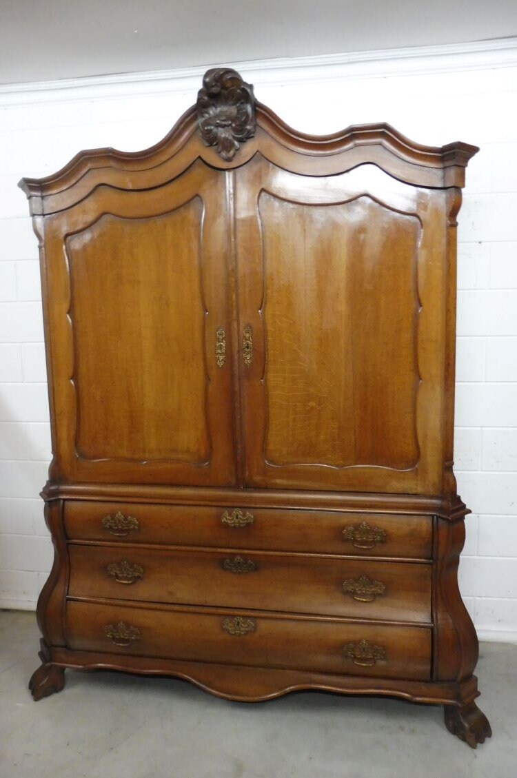 Antieke kast eiken keukenkast buffetkast rond 1880 - Etsy Nederland