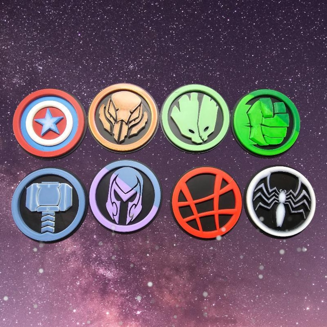 3D Printed Marvel Rivals Vanguard Pins/keychain - Etsy