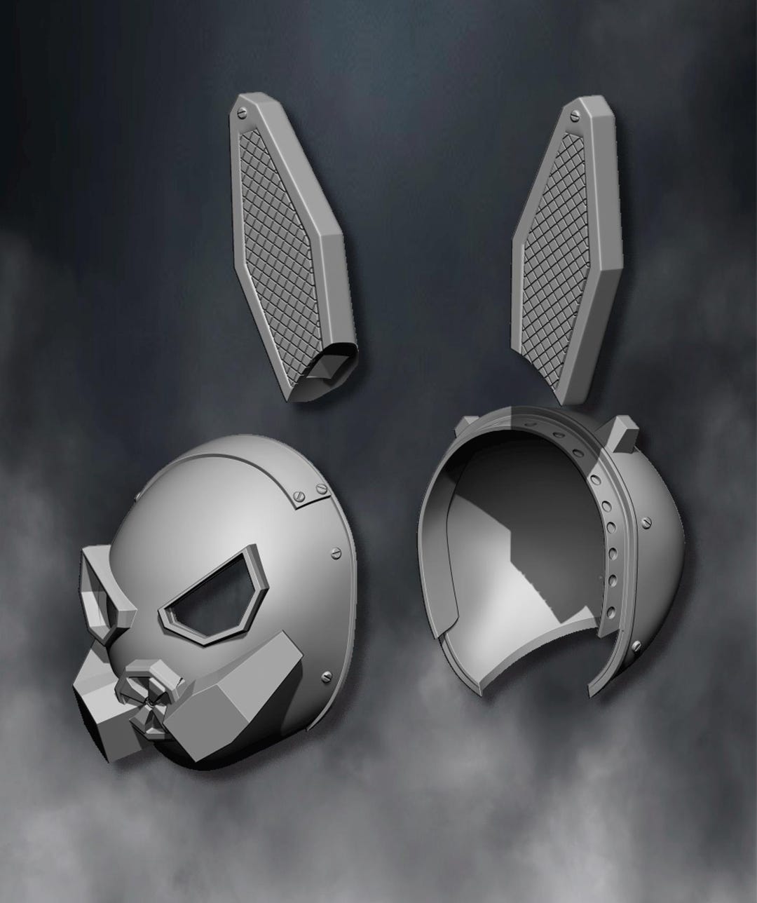 RRR Corp Rabbit Helmet Variant A STL - Etsy