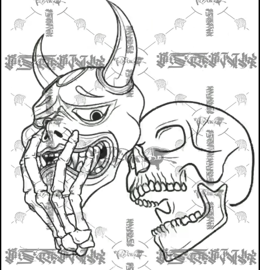 Procreate Stamp Skull Collection of Anatomical & Neo Traditional Skulls ...