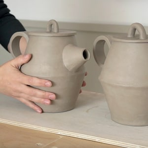 Printable Pottery Template // Angular Teapot - Etsy