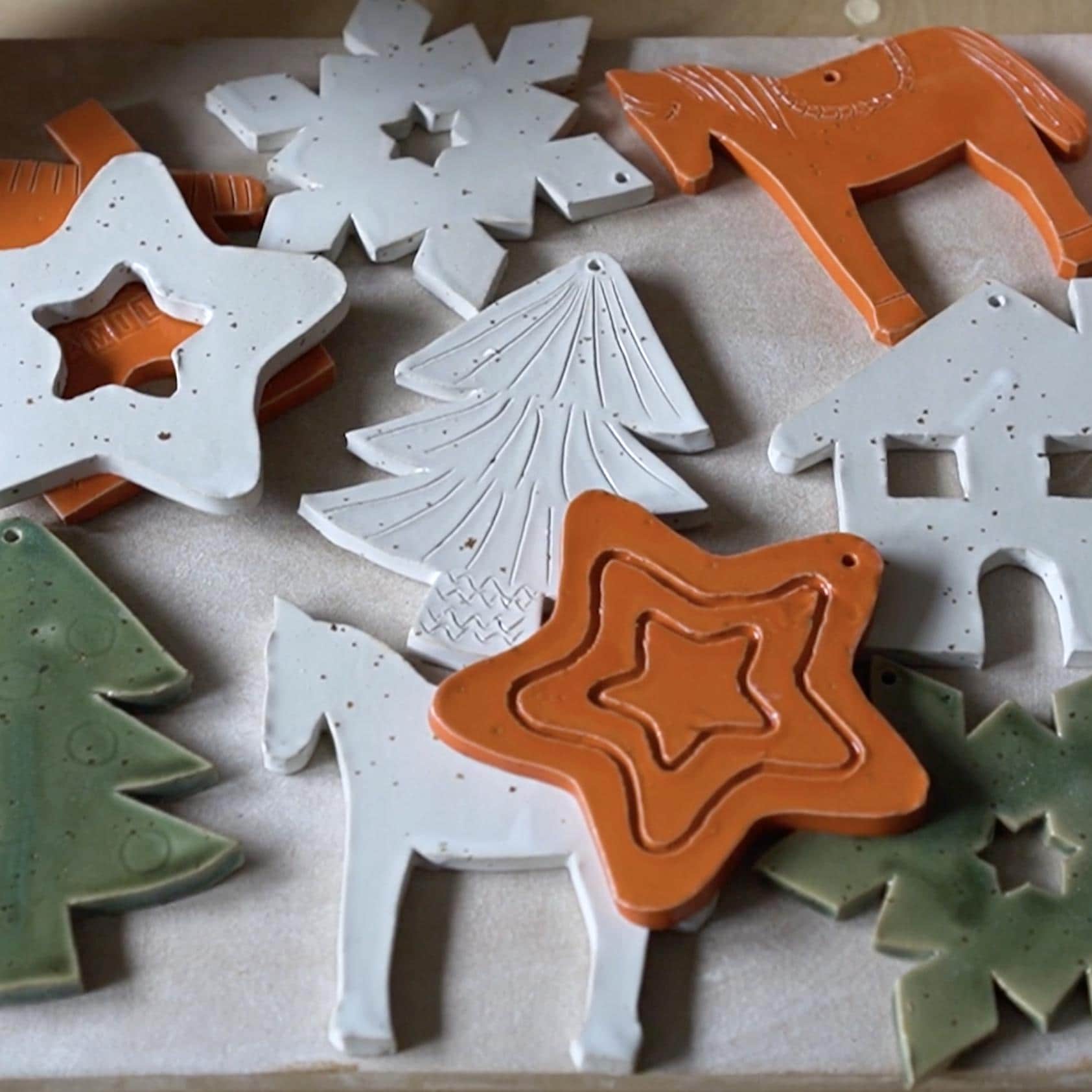 Printable Pottery Template Kit for Slab Building -- Christmas ...