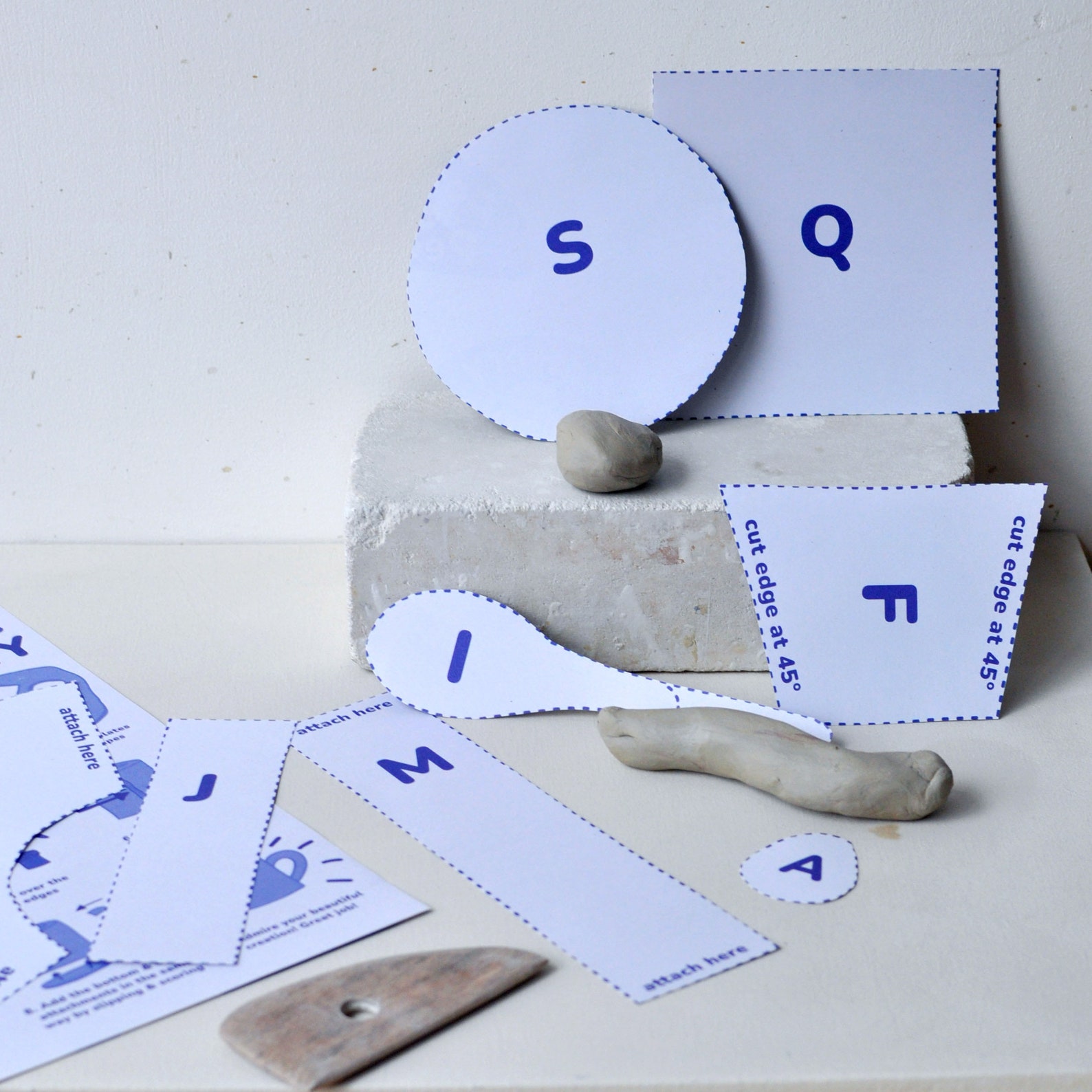 Slab Pottery Template Kit // Pottery Tools - Etsy