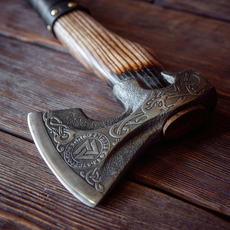 Custom Gift Viking Forged Axe RAGNAR Viking Axe - Etsy