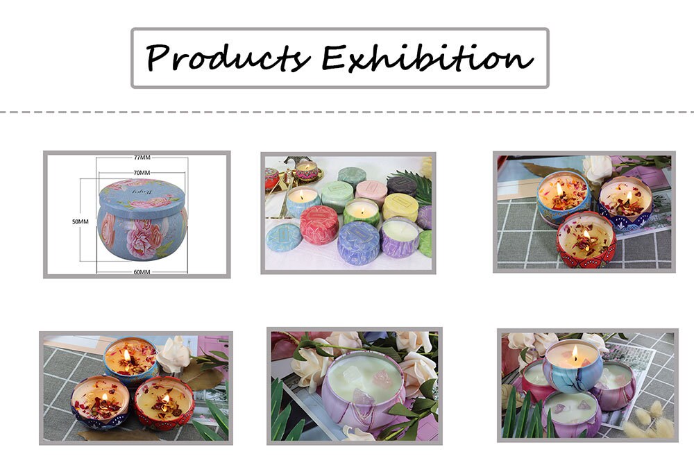 3 Boxes Sets of 4 Empty Jin Candle Jars, 39pcs Candle Making Kit, Empty ...