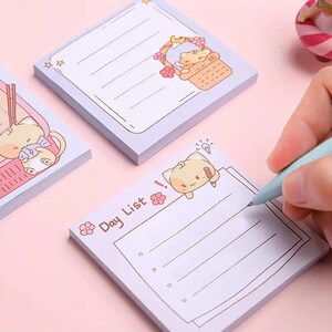 Cute Cartoon Cat Sticky Notes, Post-it Notes, Daily Schedule - Etsy