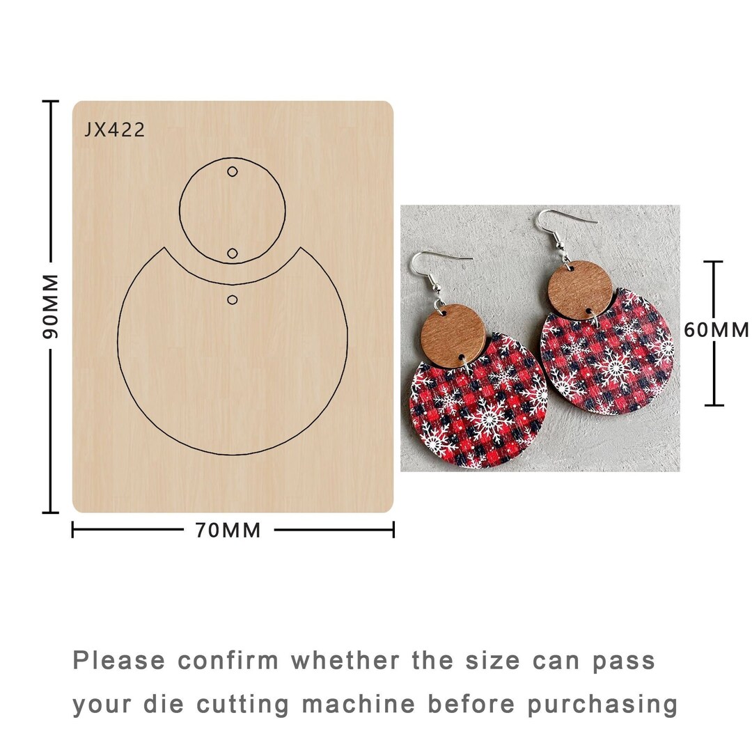 Statement Piece Earring Die Cut Diy Craft Tools Custom - Etsy