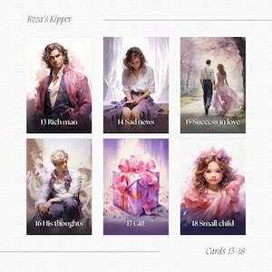 Roza's Kipper, Kipper Cards, Kipper Deck, Large Size Cards, Divination ...