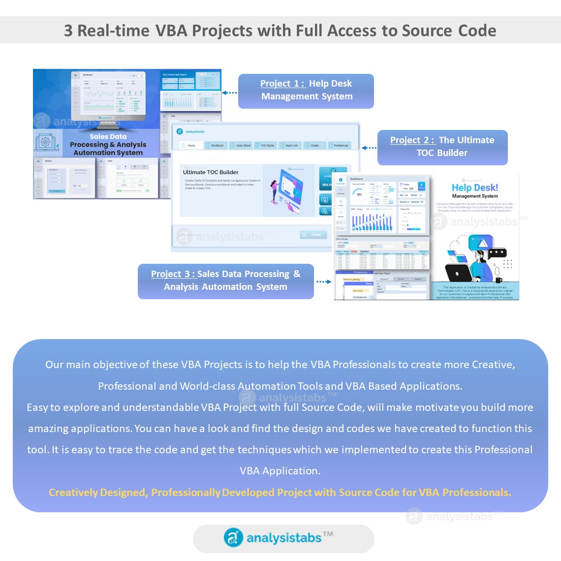 3 Real-time VBA Projects Bundle With Full Access to Source Code - Etsy