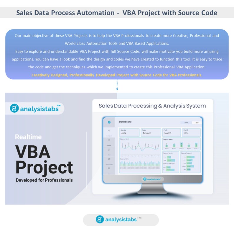 Sales Data Process Automation – VBA Project With Source Code - Etsy