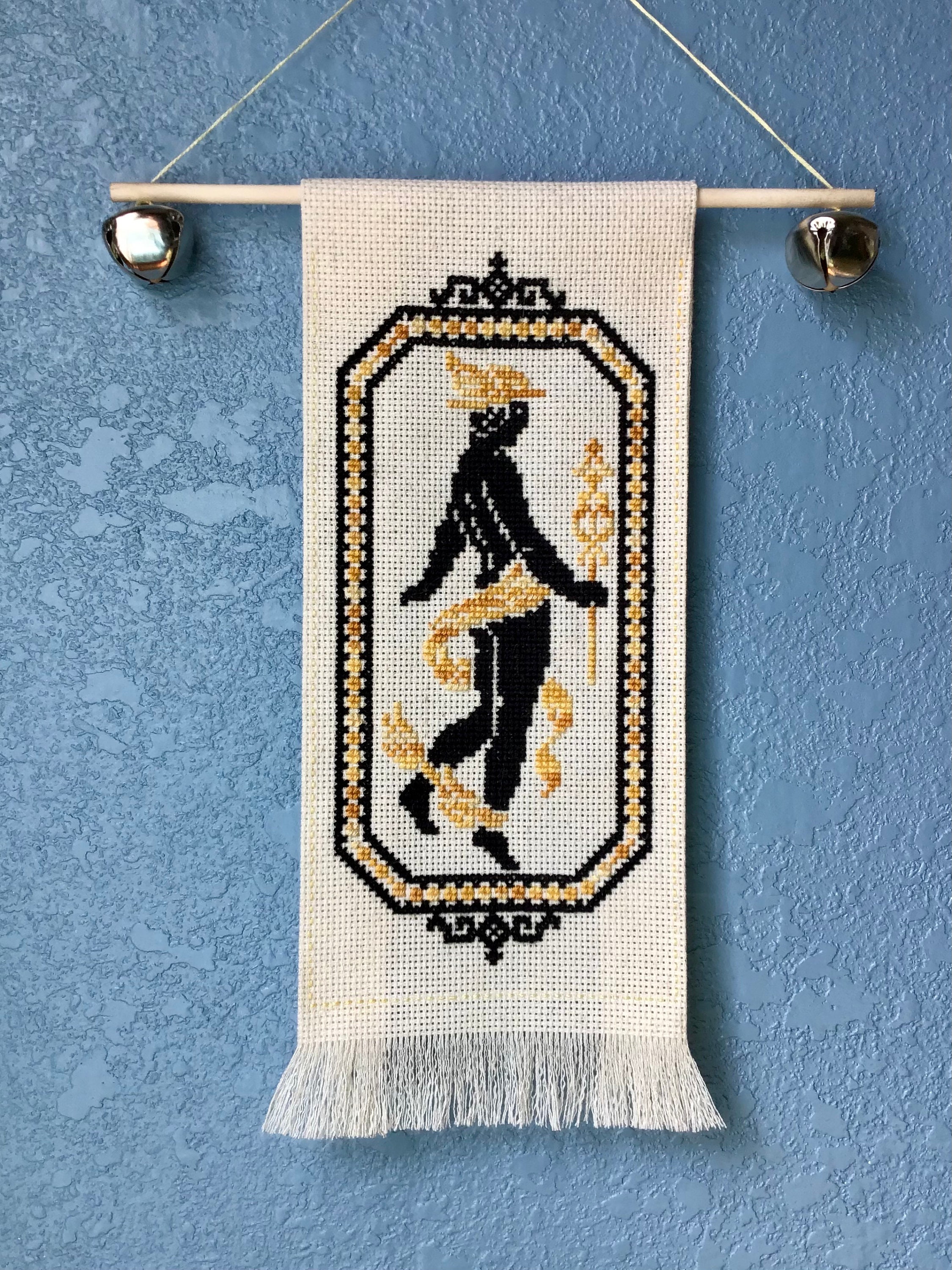 Hermes Greek God Cross Stitch Sampler, Mercury Roman Cross Stitch ...