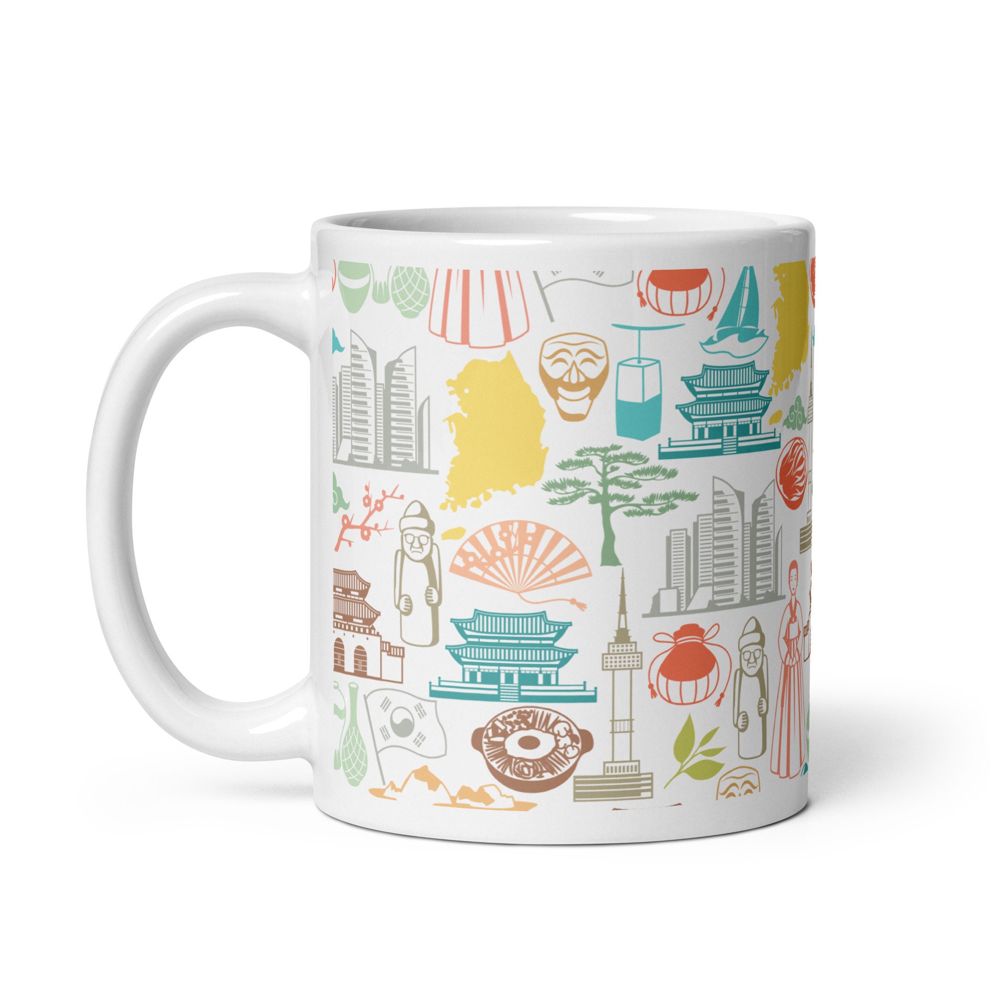 Korean Mug, Seoul Mug, Korean Cup, K Drama Lover, Coffee Mug, K Pop ...