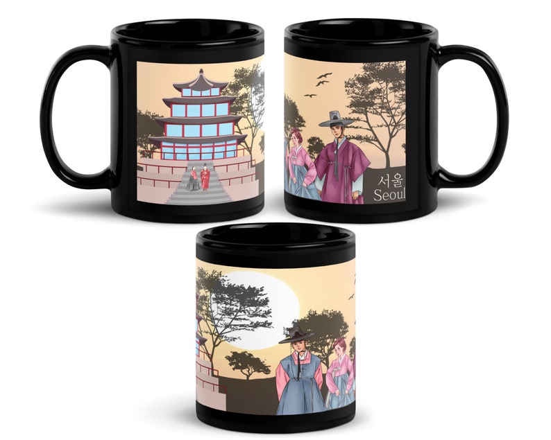 Korean Mug Seoul Mug Korean Cup K Drama Lover Coffee Mug - Etsy