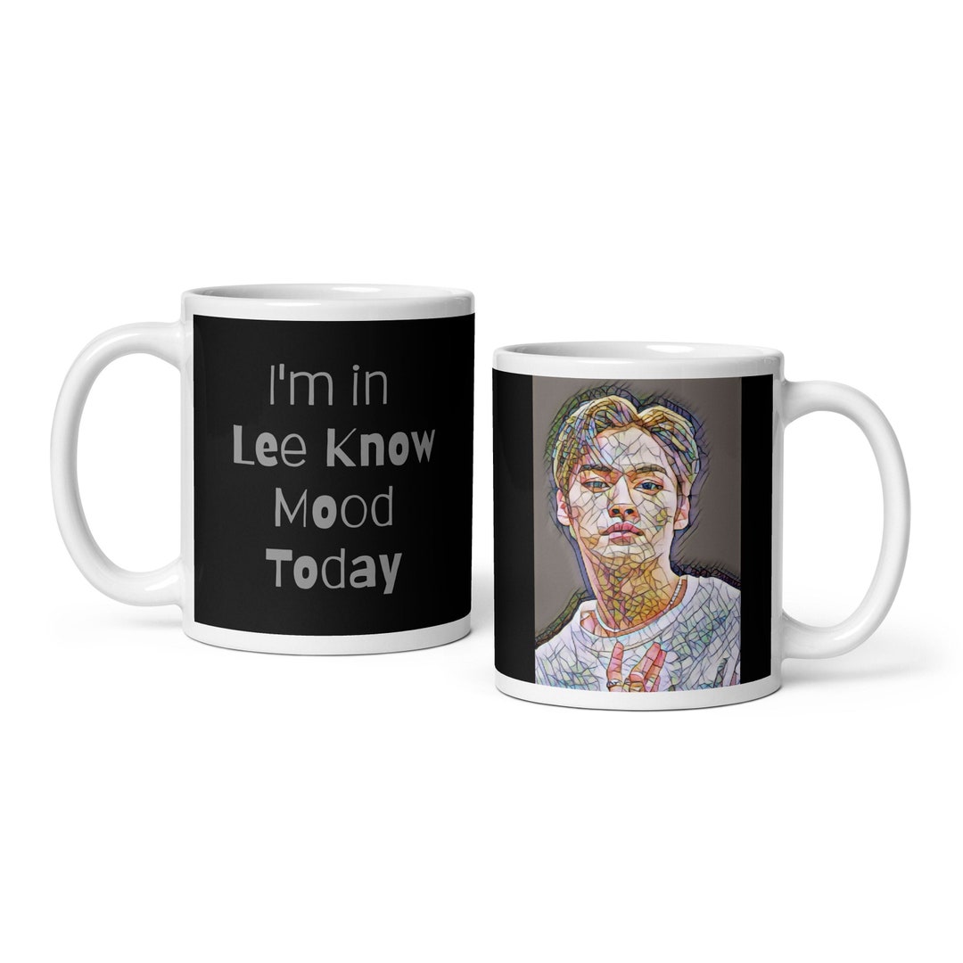 Lee Know Inspired Coffee Mug, Lee Know Mug, Stray Kids Style Merch, Lee ...