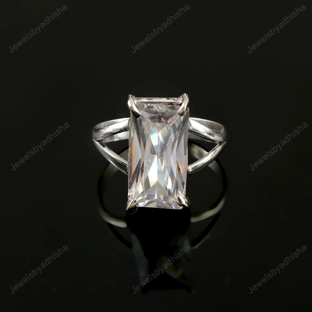 Petalite Ring,genuine Natural Gemstone Octagon Petalite Ring,925 ...