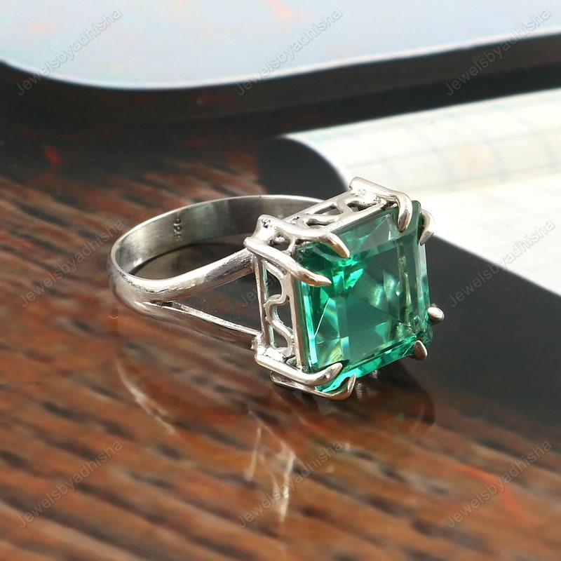 Emerald Ring - Etsy